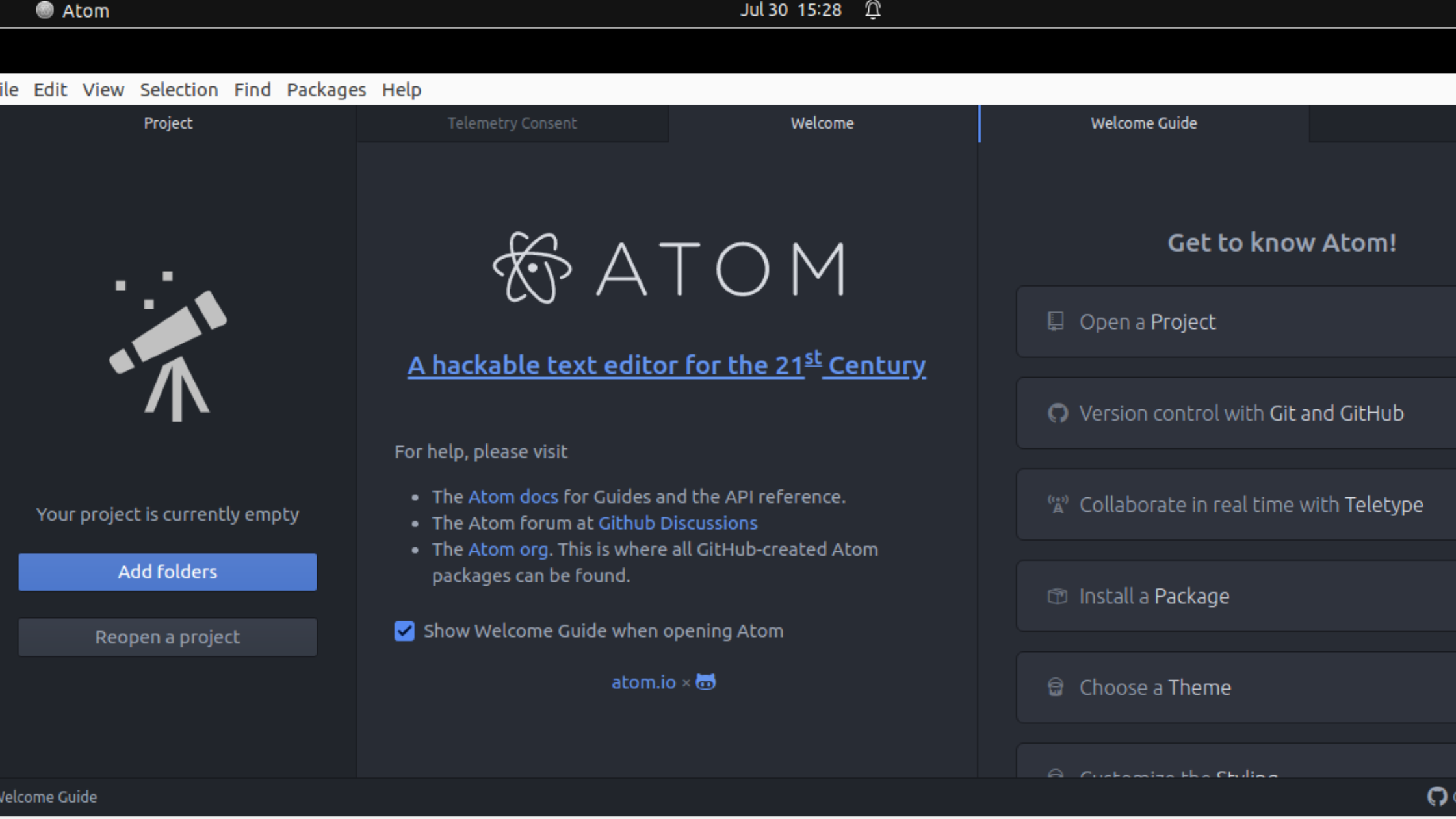How To Install Atom Text Editor On Ubuntu 2204 Lts Zacstech 6404